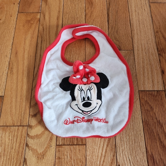 Disney | Accessories | Disney World Minnie Mouse Bib | Poshmark